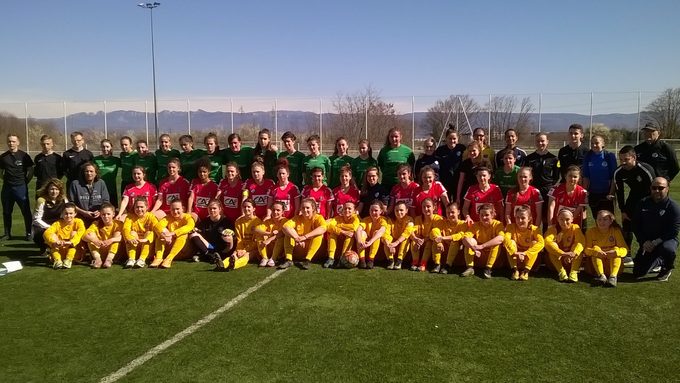 Championnat académique de football féminin à Valence (matches aller) le 14/03/2018 - Association ...