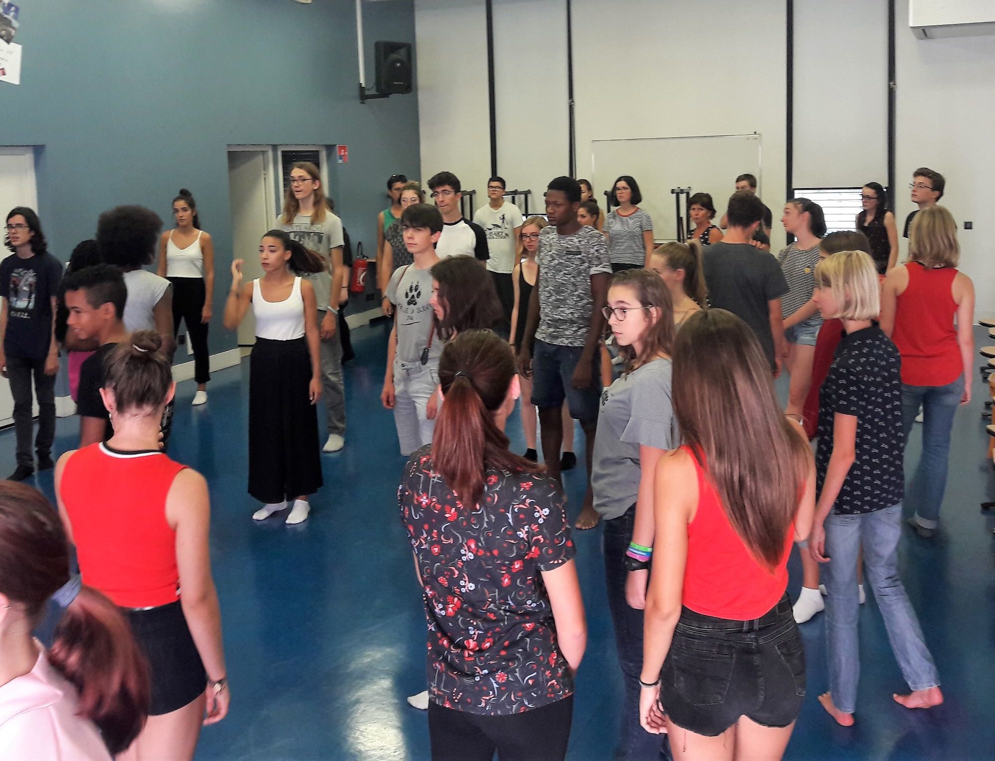 Présentation des travaux : option THEATRE - Vie du lycée - Lycées André Argouges